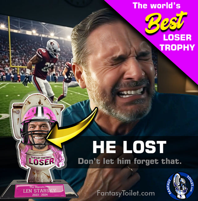 The King Of The Crapper Loser Award - FantasyToilet – Fantasy Toilet